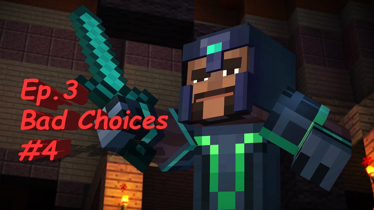 Minecraft: Story Mode Episode 3 The Last Place You Look - Part 4 Bad ...
