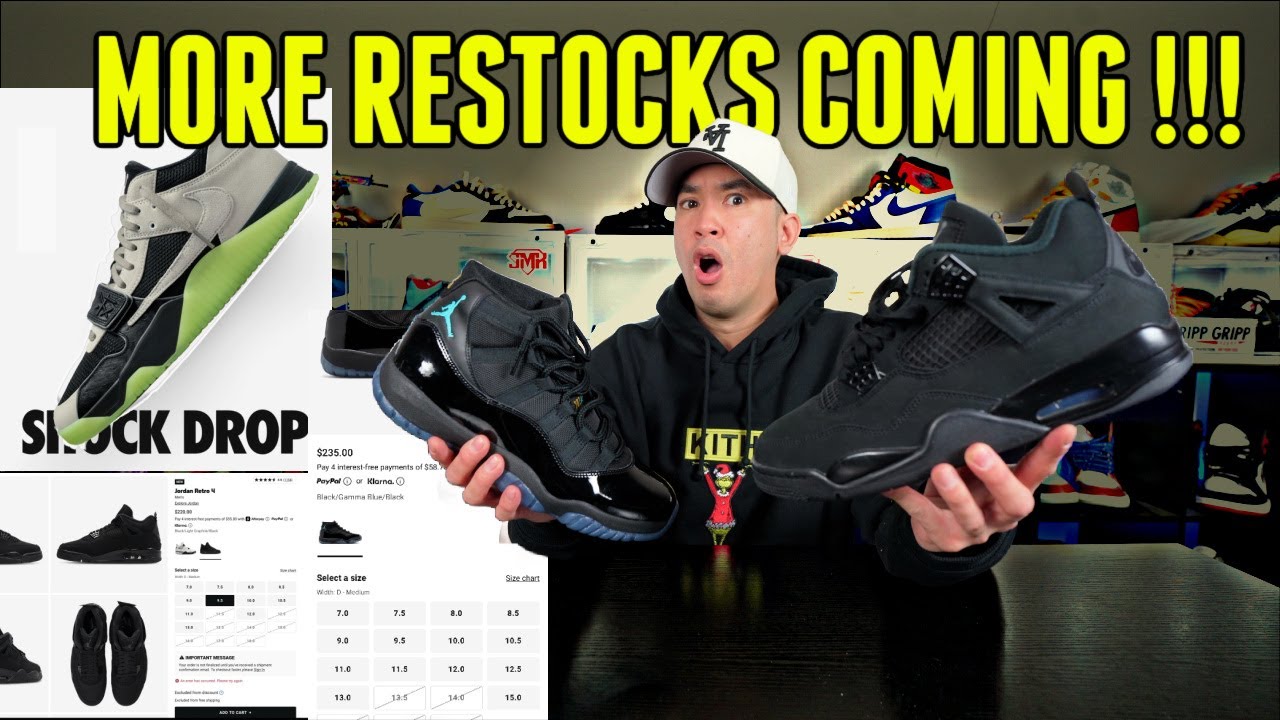 MORE RESTOCK IS COMING !!! 🚨 BE READY SHOCK DROP ON SNKR APP - YouTube