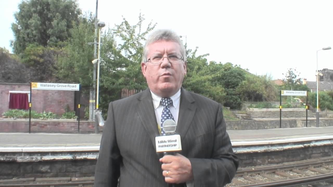 Neil Scales OBE @ Wallasey Grove Road railway station - YouTube