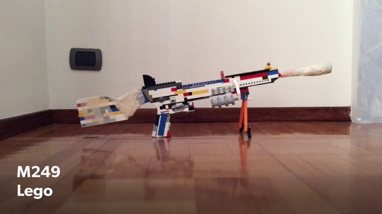 Lego M249 LMG - YouTube