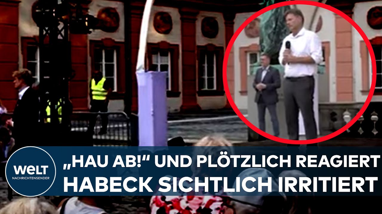 ROBERT HABECK: "Hau ab!" Und plötzlich reagiert der Wirtschaftsminister ...