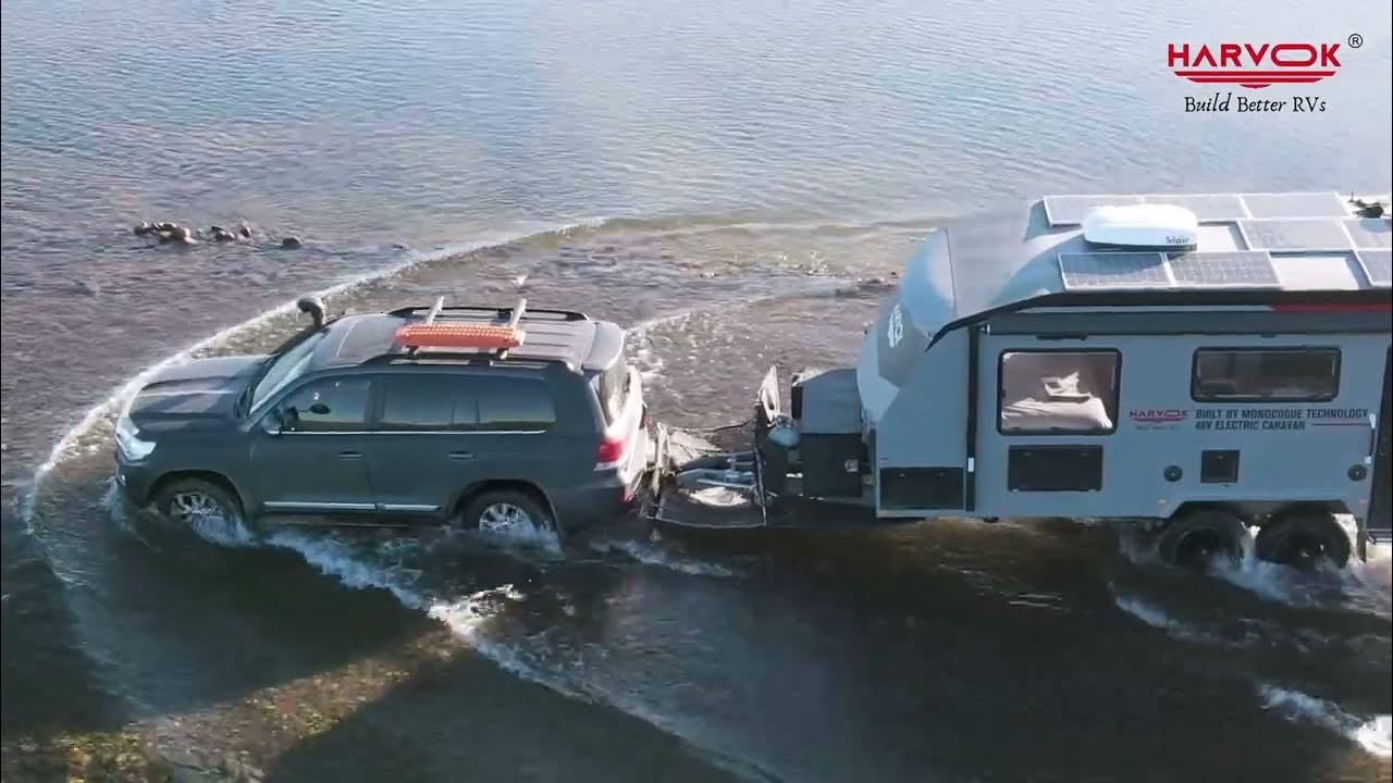 Harvok Monocoque 48V Electric Caravan: Wherever Your Adventure Takes You. - YouTube