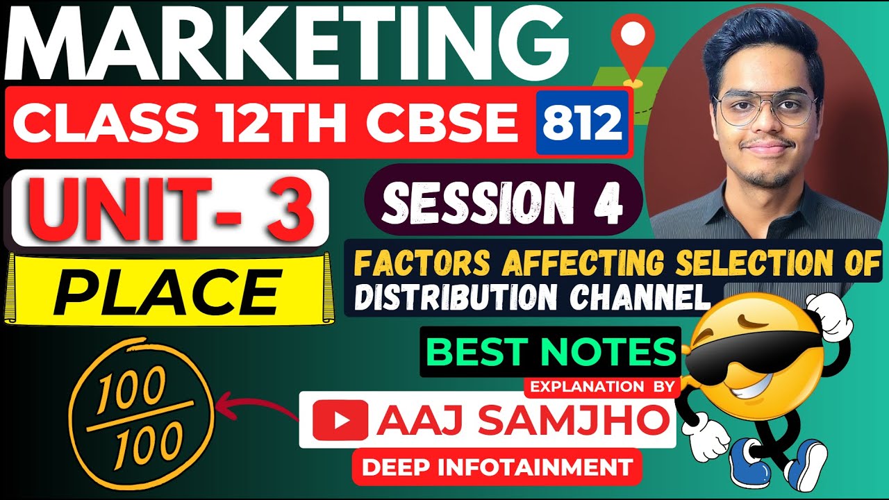 Marketing Class 12 Unit 3 Factors Affecting the Selection of Channel of ...