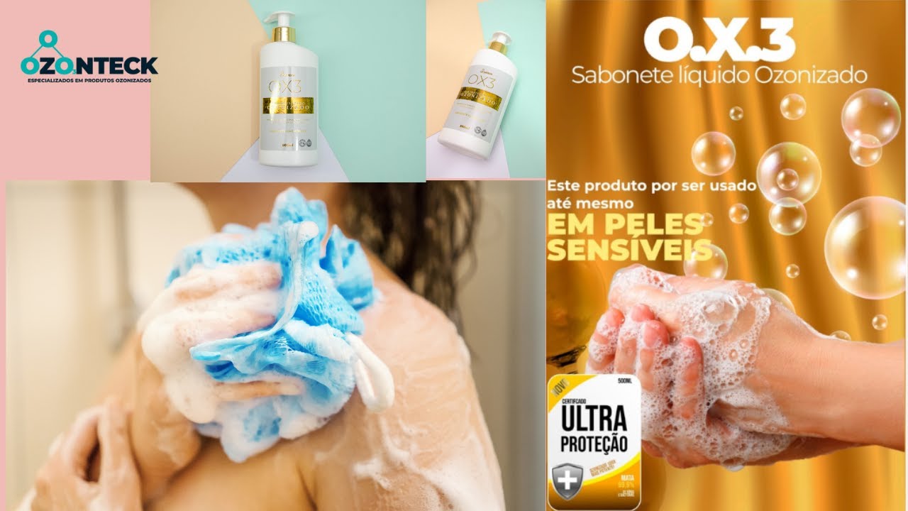 OZONTECK, Sabonete Líquido Ozonizado OX3 é o primeiro com ...