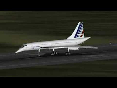 X-Plane - Air France Concorde Takeoff From KJFK - YouTube