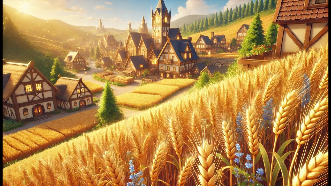 Blender Procedural wheat field test - YouTube
