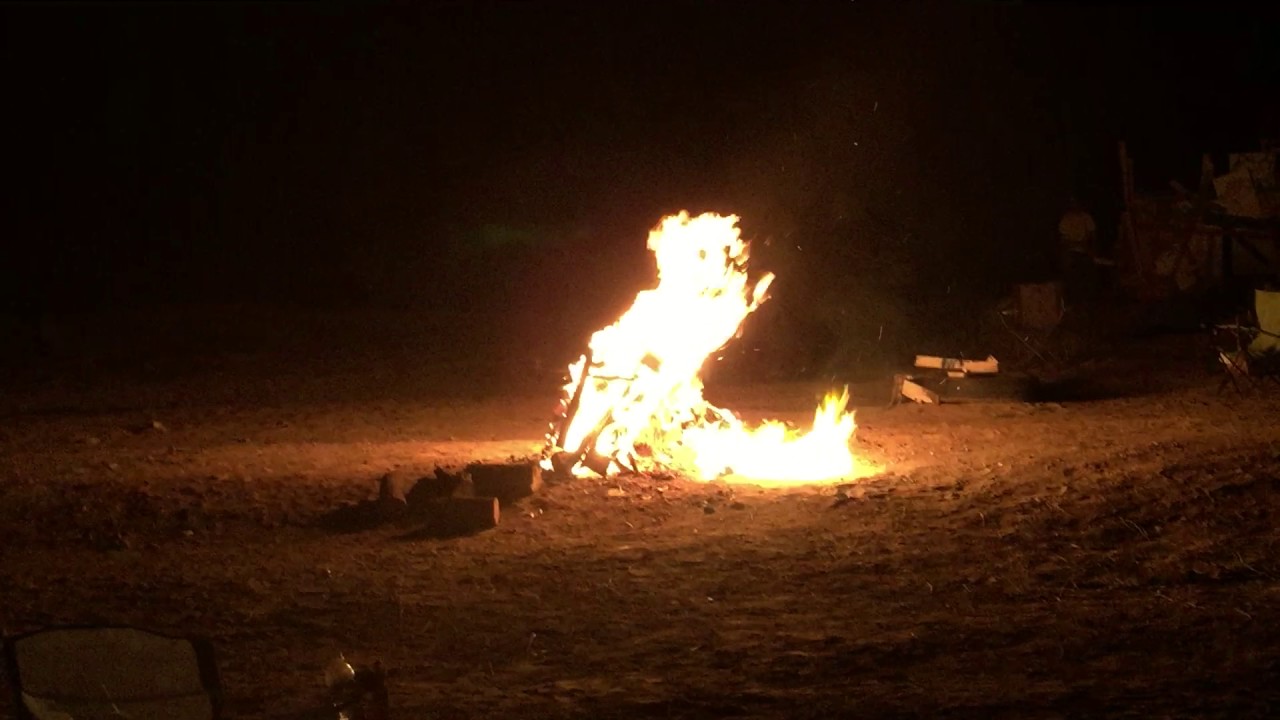 Gas tank on the fire - YouTube