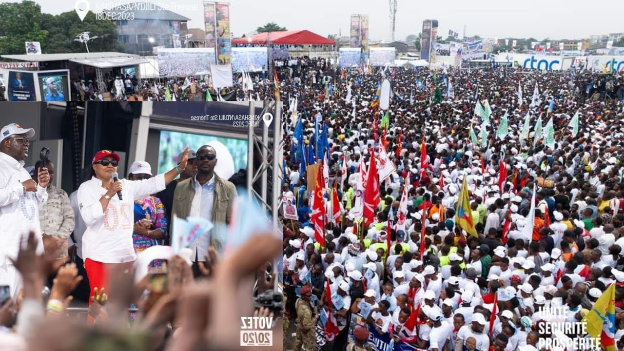 Felix TSHISEKEDI TSHILOMBO Élection esili Terrain Saint Thérèse tombé ...