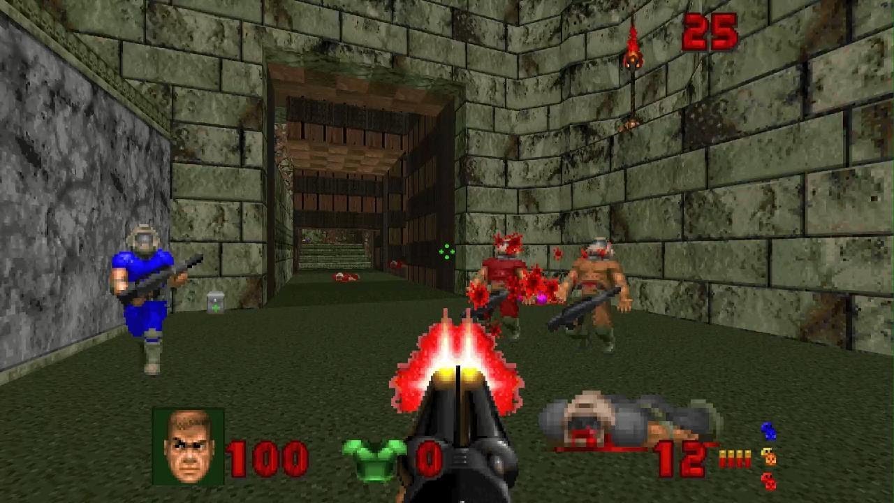 DOOM + DOOM II Remaster PS5 Crossplay Online Deathmatch - YouTube