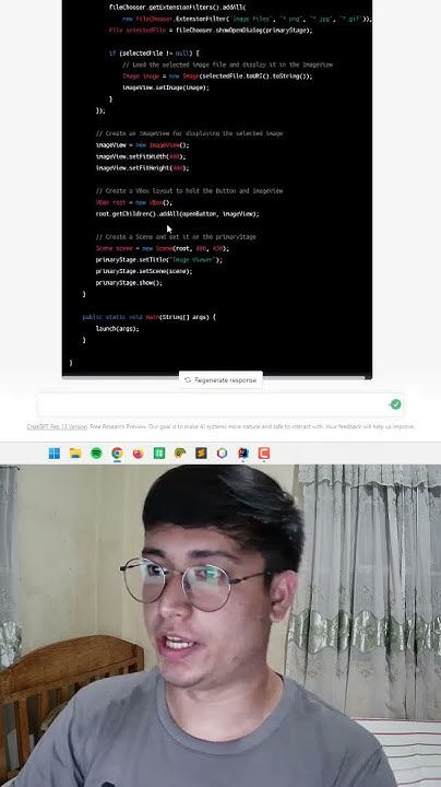 JavaFX and ChatGPT #shorts #javafx #chatgpt #programming #java - YouTube