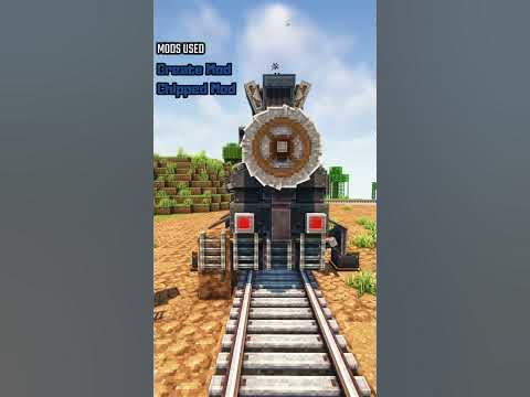 Minecraft: CREATE MOD Locomotive #shorts #createmod - YouTube