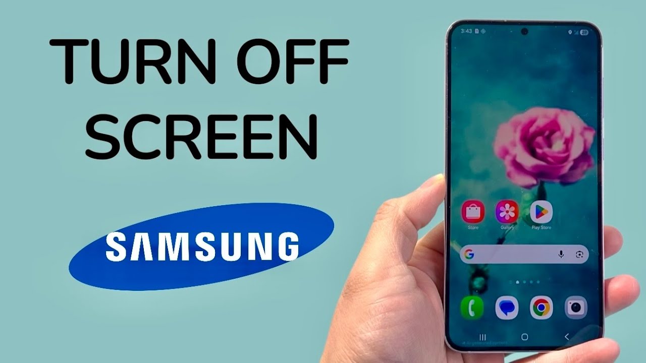 How Turn Off Any Samsung Phone Without Touch Screen - YouTube
