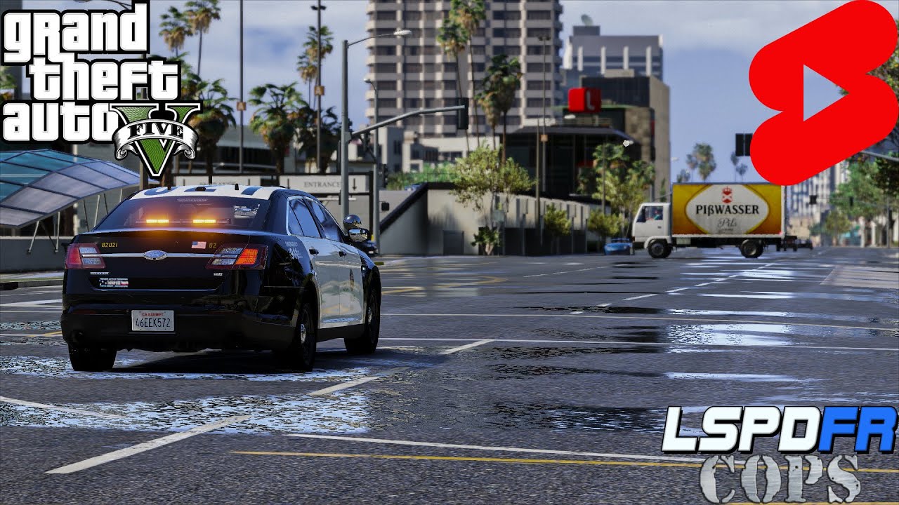 LSPDFR | GTA V | Shorts | LAPD | Requesting Code 3 Backup | Rockstar ...