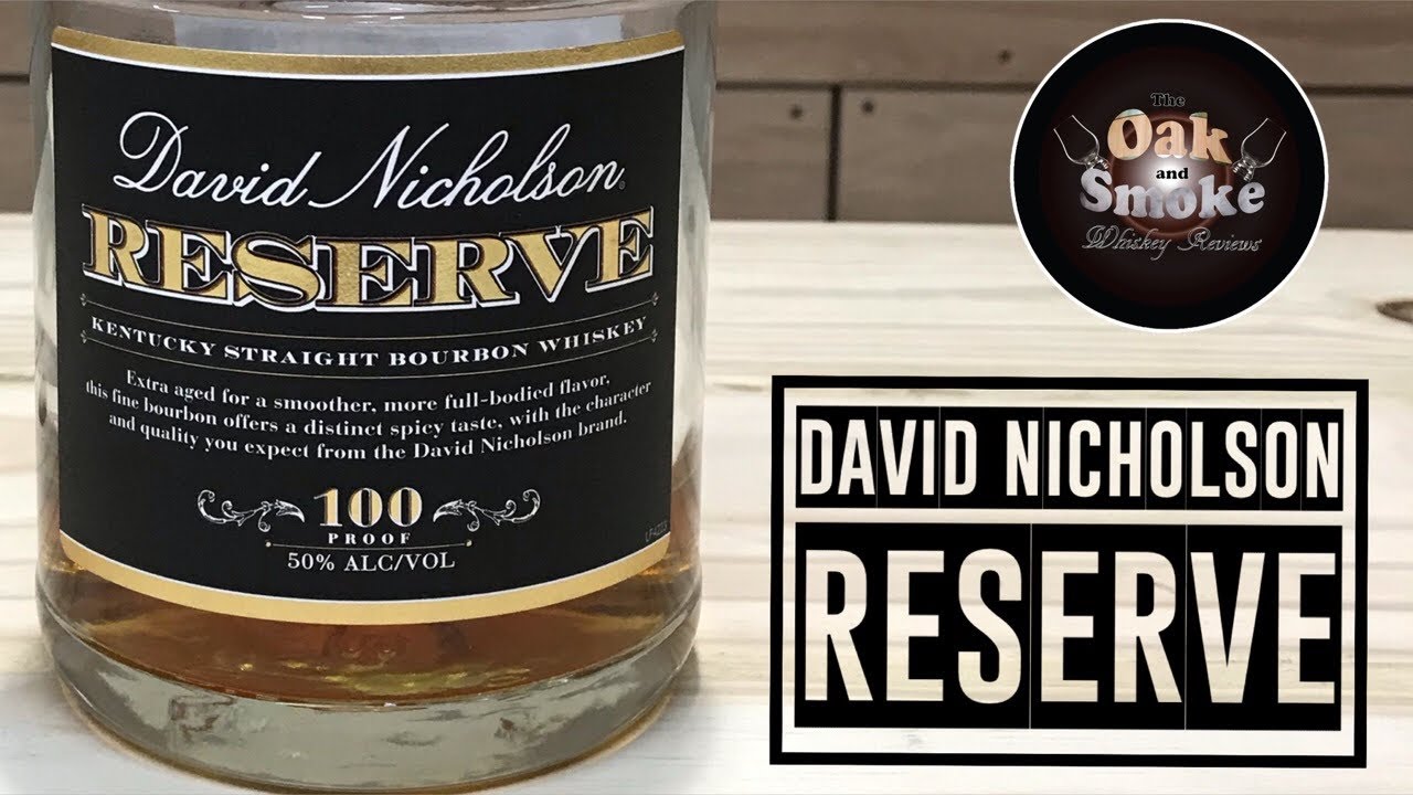 David Nicholson Reserve Bourbon Whiskey Review - YouTube