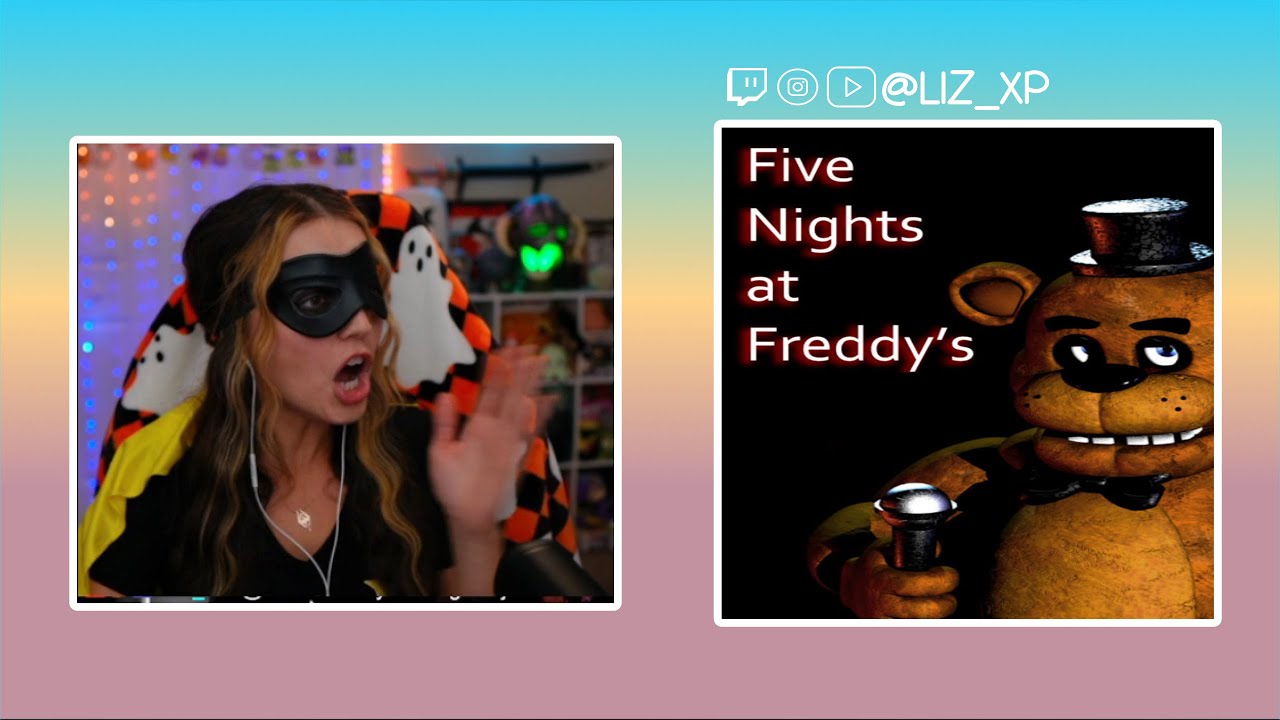 Five Nights At Freddy's Gameplay 2024 | FNAF | VOD | Liz XP - YouTube