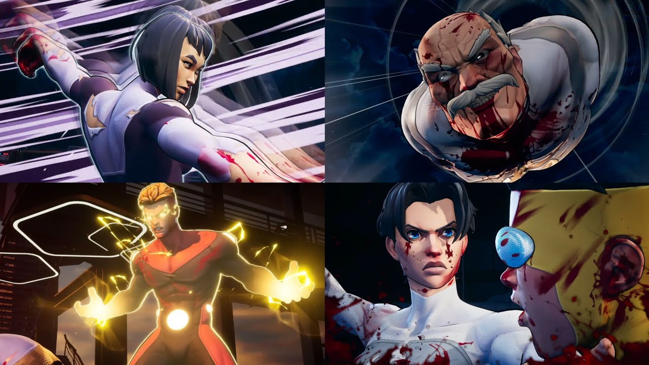 Invincible VS All Characters Ultimate Attacks / All Finishers (Full ...