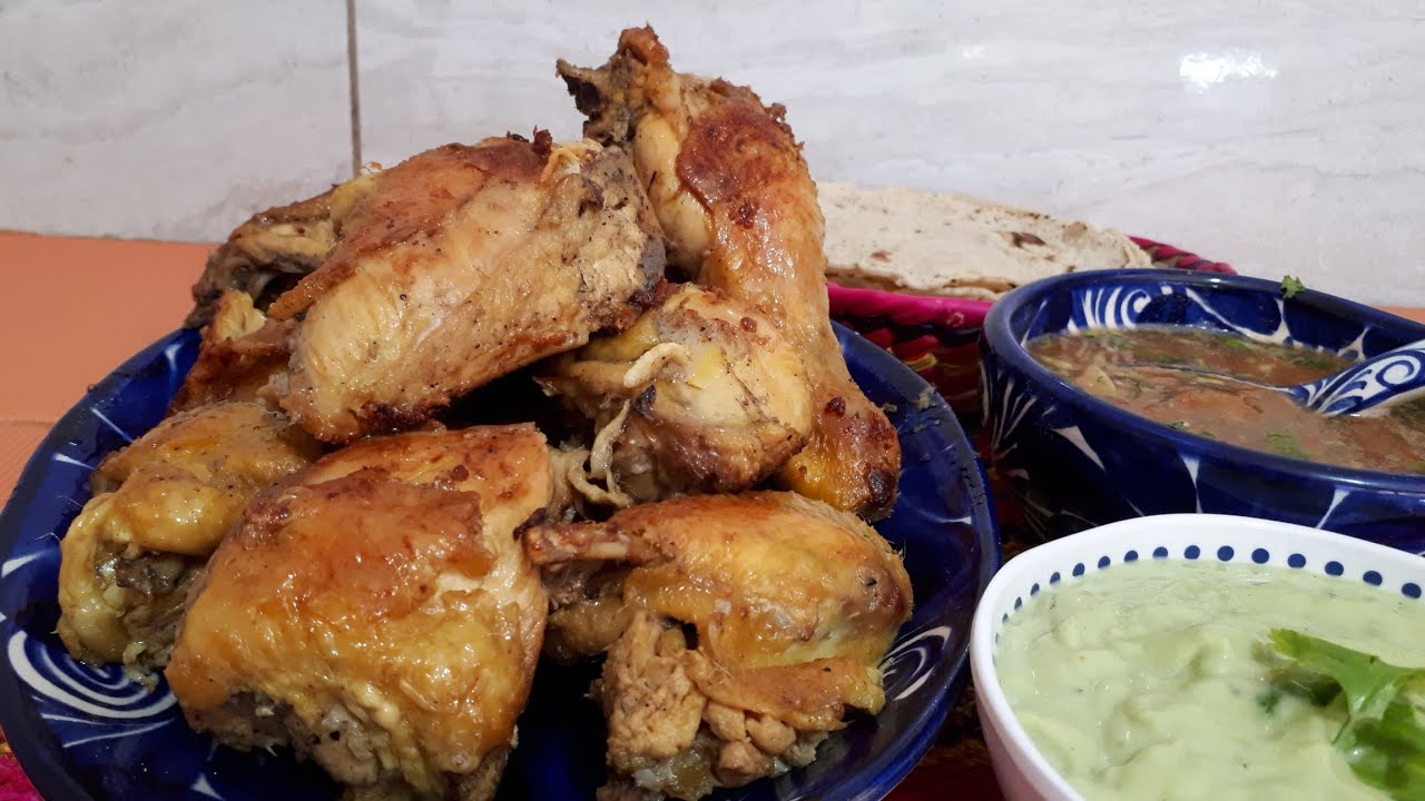 POLLO AL MOJO DE AJO (riquisimo) - YouTube