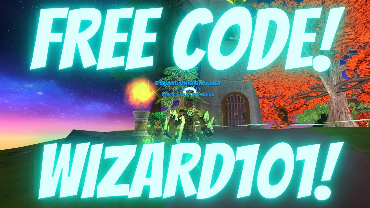 FREE CODE! #wizard101 Kraken Day! - YouTube