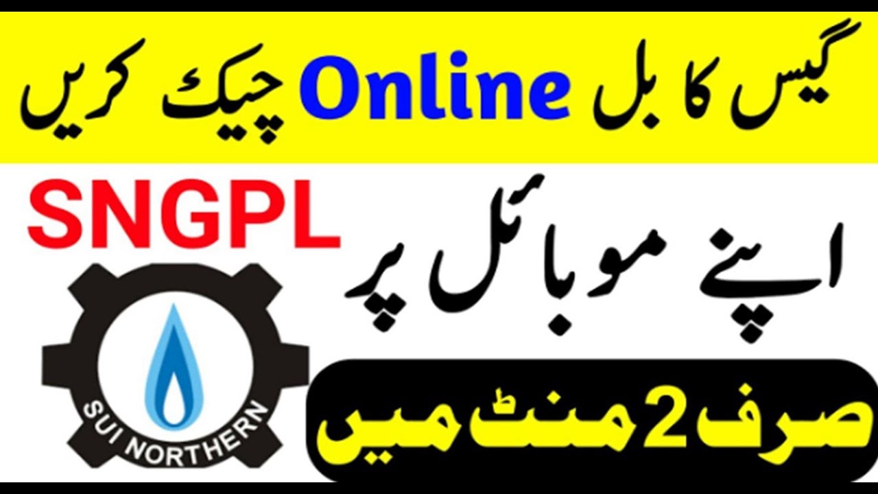 SNGPL Bill Check online 2023 | How to Check SNGPL Bill Online 2023 ...