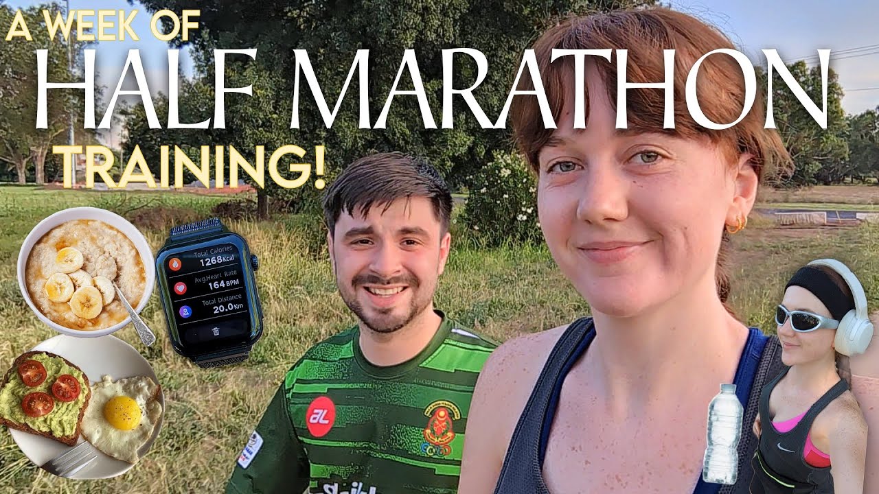 THE WEEK BEFORE OUR HALF MARATHON...EXERCISE, DIET & MORE! - YouTube