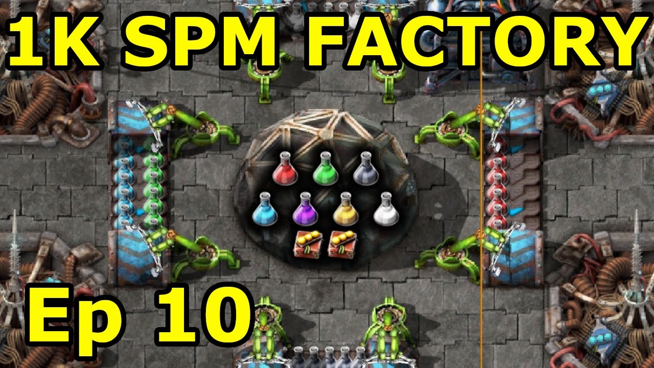 Factorio Death World Base Tour - 1,000 SPM After 187 Hours of Game Play ...