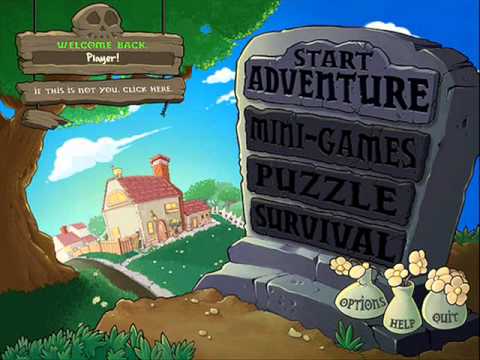 Plants Vs Zombies~ Main menu Theme - YouTube