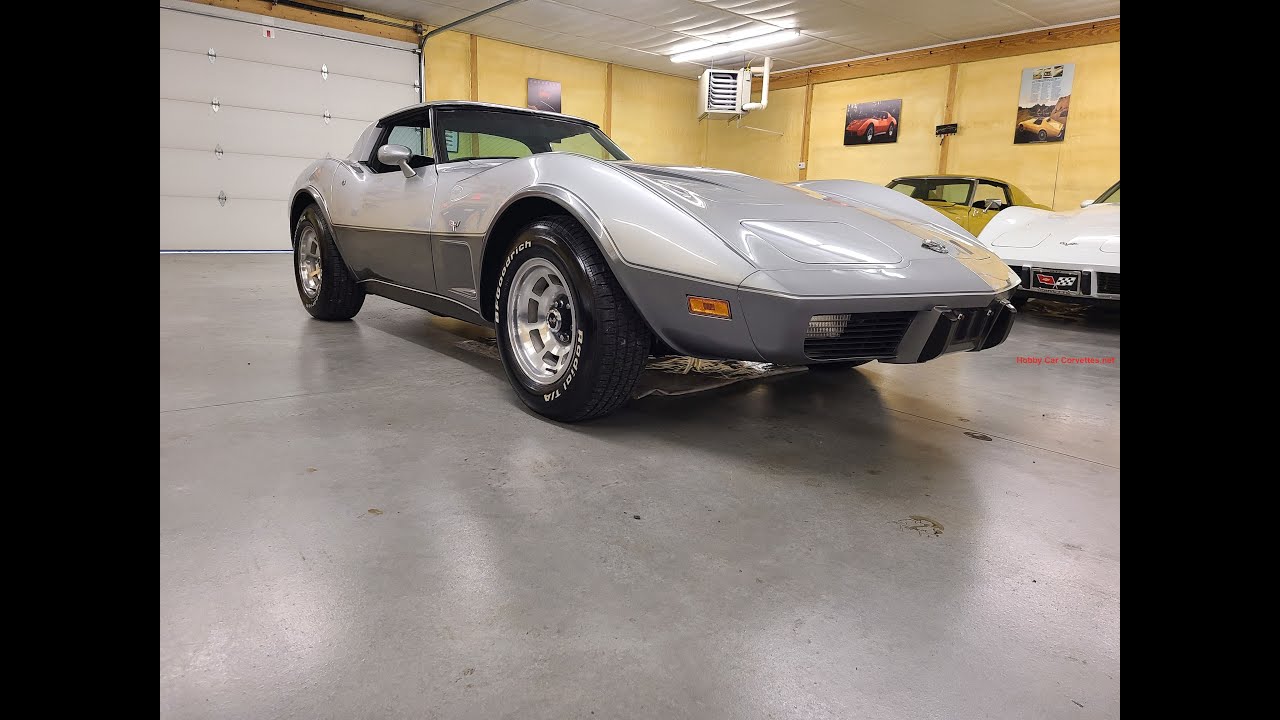 1978 Silver Anv Corvette 40K Original Miles For Sale - YouTube
