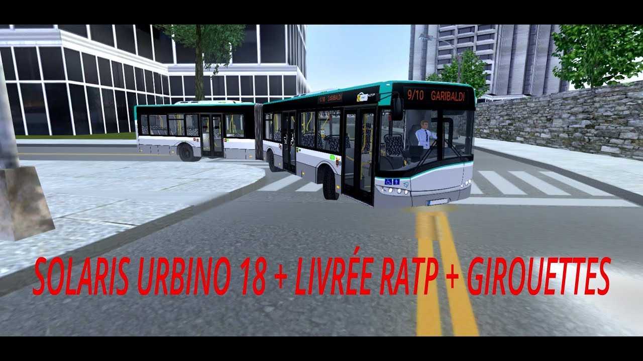 SOLARIS URBINO 18 LIVRÉE RATP + COMMENTARY || PROTON BUS SIMULATOR ...