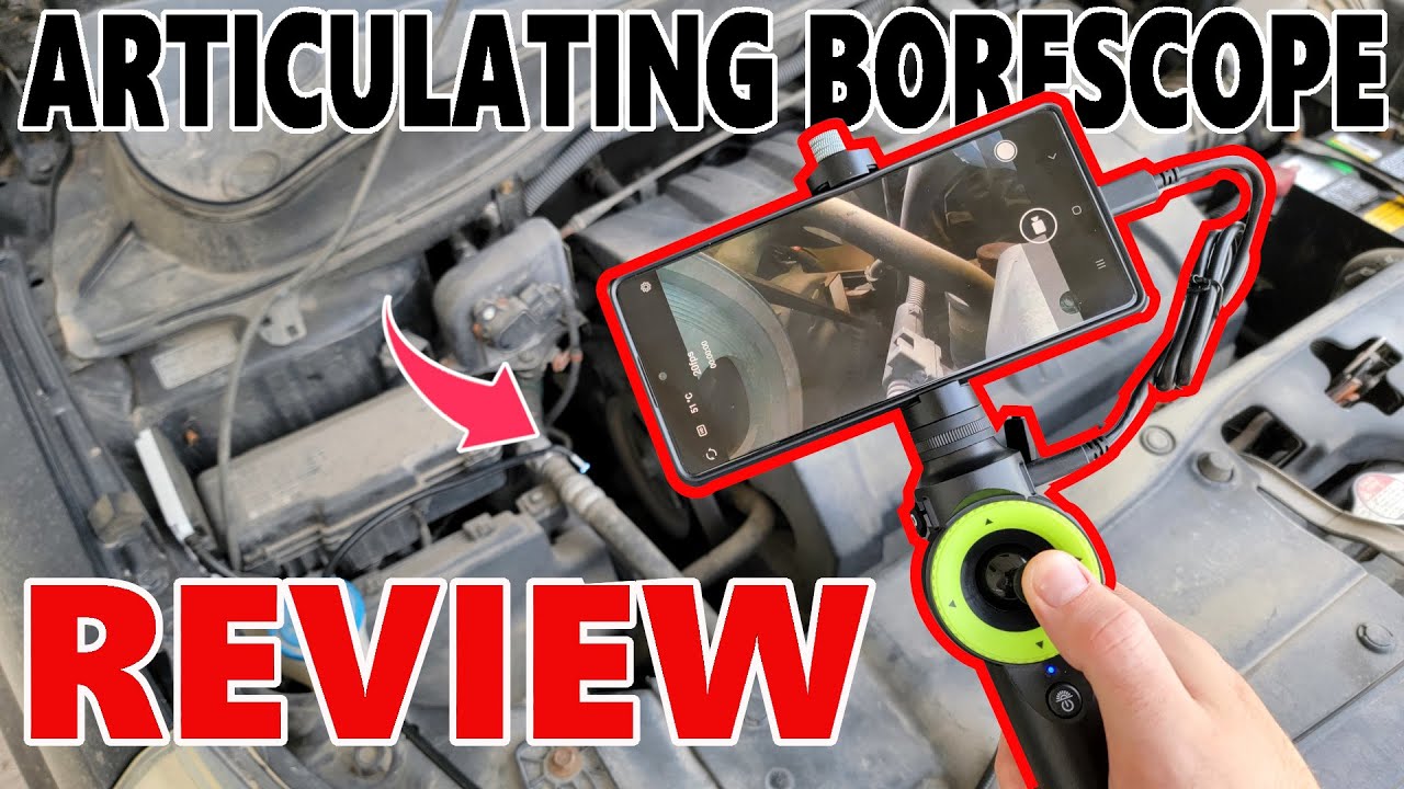 Review Of The Anykit AN150 360° Articulating Borescope - YouTube