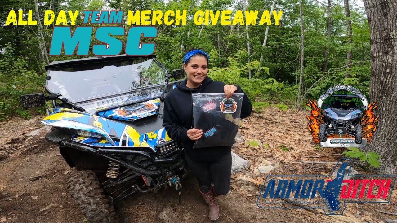 SidexSide/UTV Invasion & MSC Merch Giveaway @ Armor Ditch Terrain Park ...