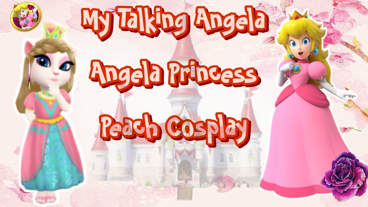 My Talking Angela Vs Princess Peach ( Cosplay / Makeover ) - YouTube
