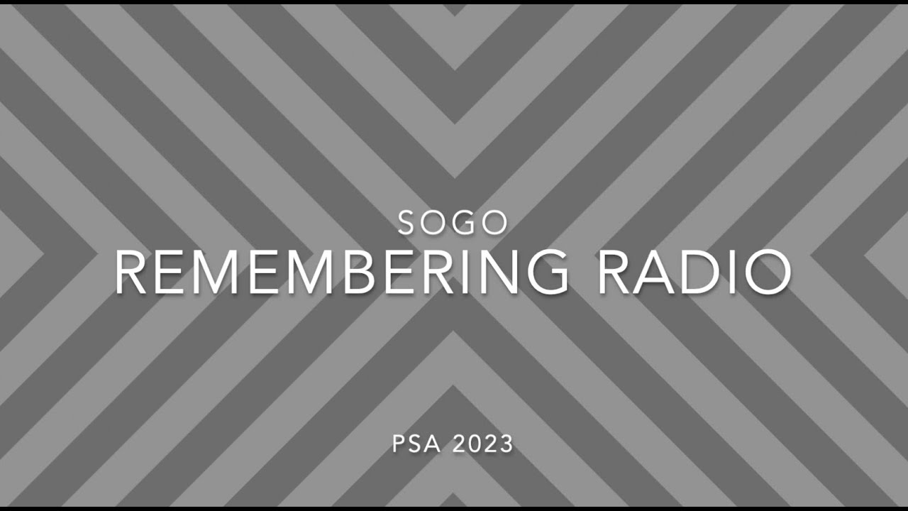 PSA 2023 - Remembering Radio - YouTube