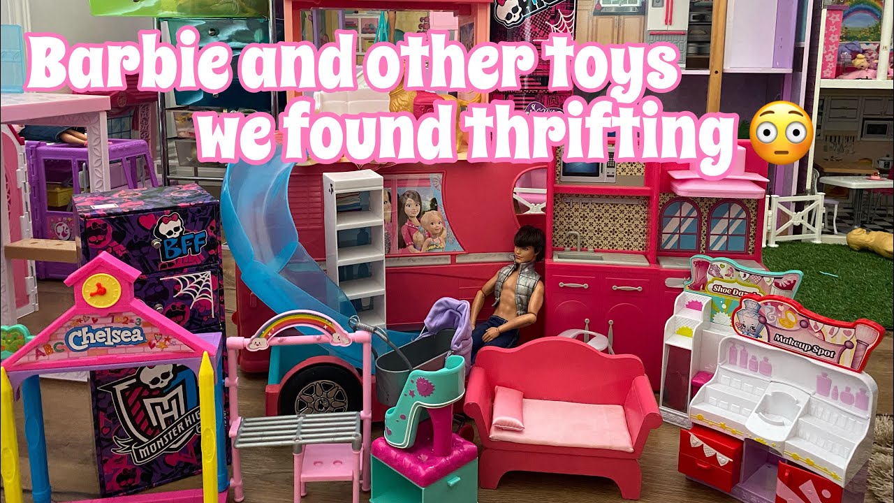 Barbie thrift store hunting: dolls,barbie caravan, toys, furniture and ...