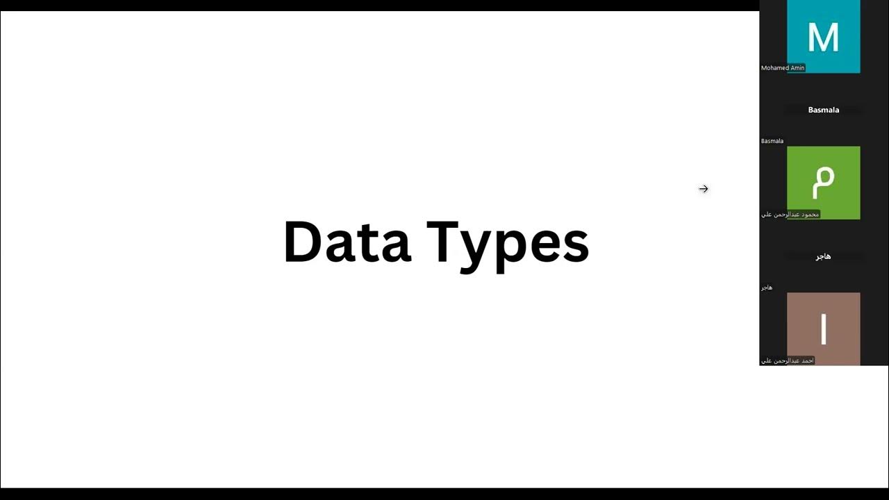 Introduction To Programming Level 1 Data Types And Variables Youtube