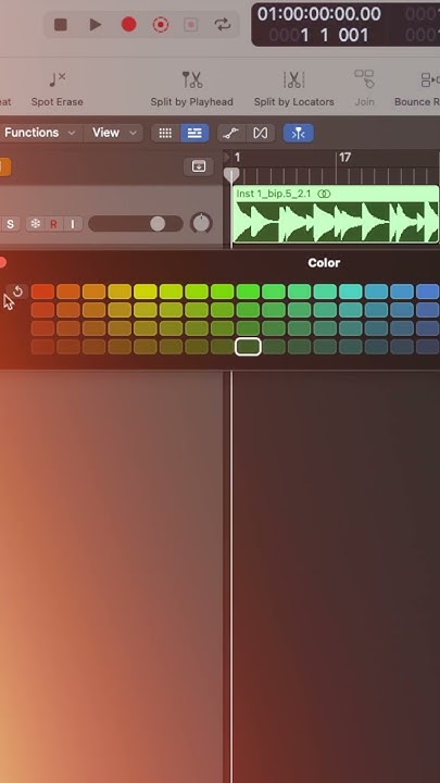 Quick ways to color tracks & regions in Logic Pro! #logicpro #logicprox #musicproduction - YouTube