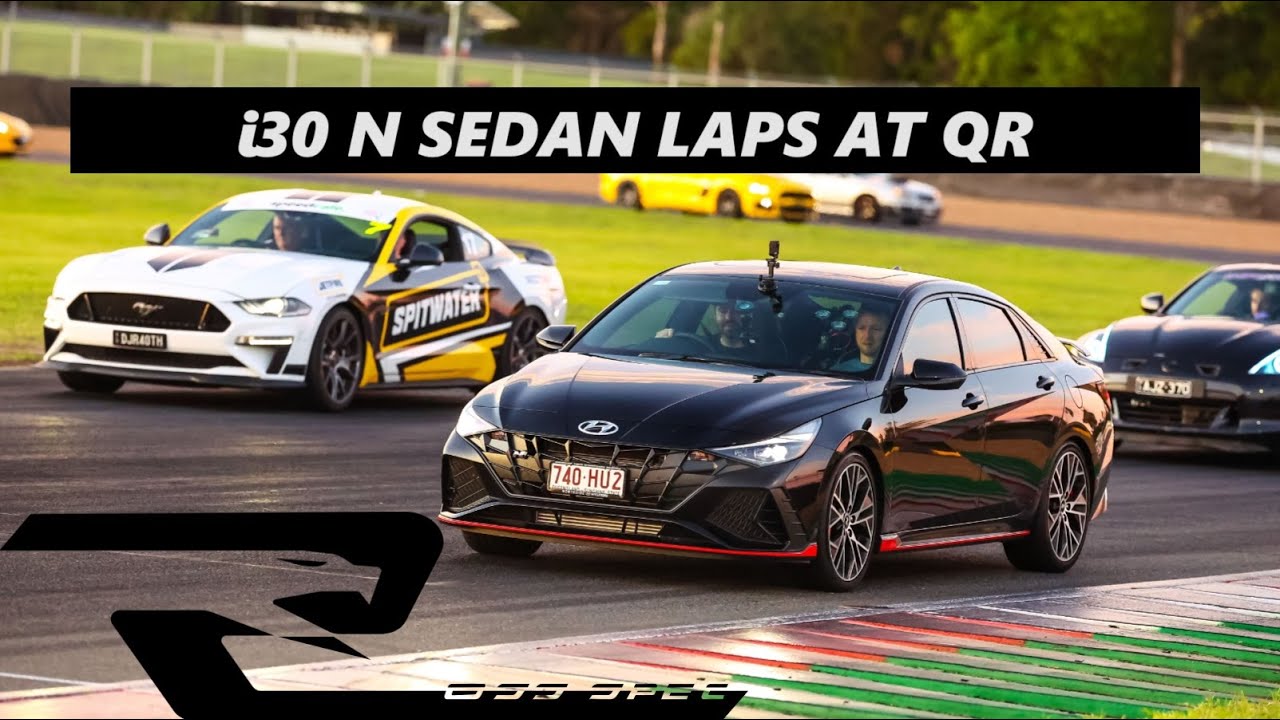 i30 N Sedan Laps at Queensland Raceway | i30 N Sedan Laps - YouTube