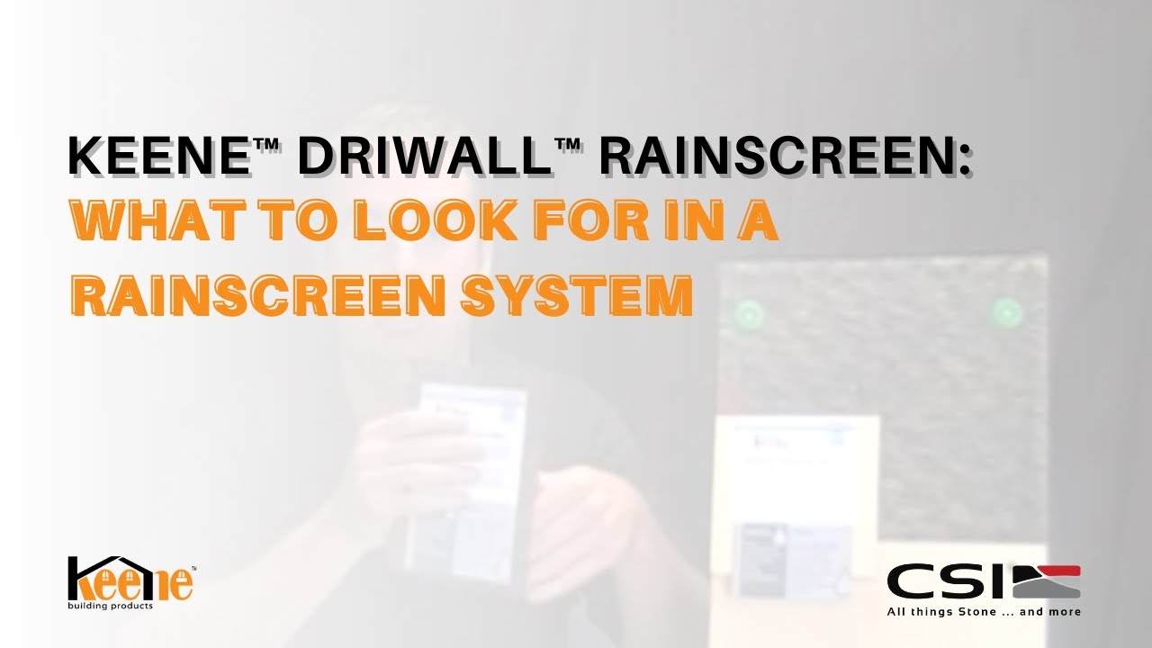 Keene™ Driwall™ Rainscreen: What to Look for in a Rainscreen System and ...
