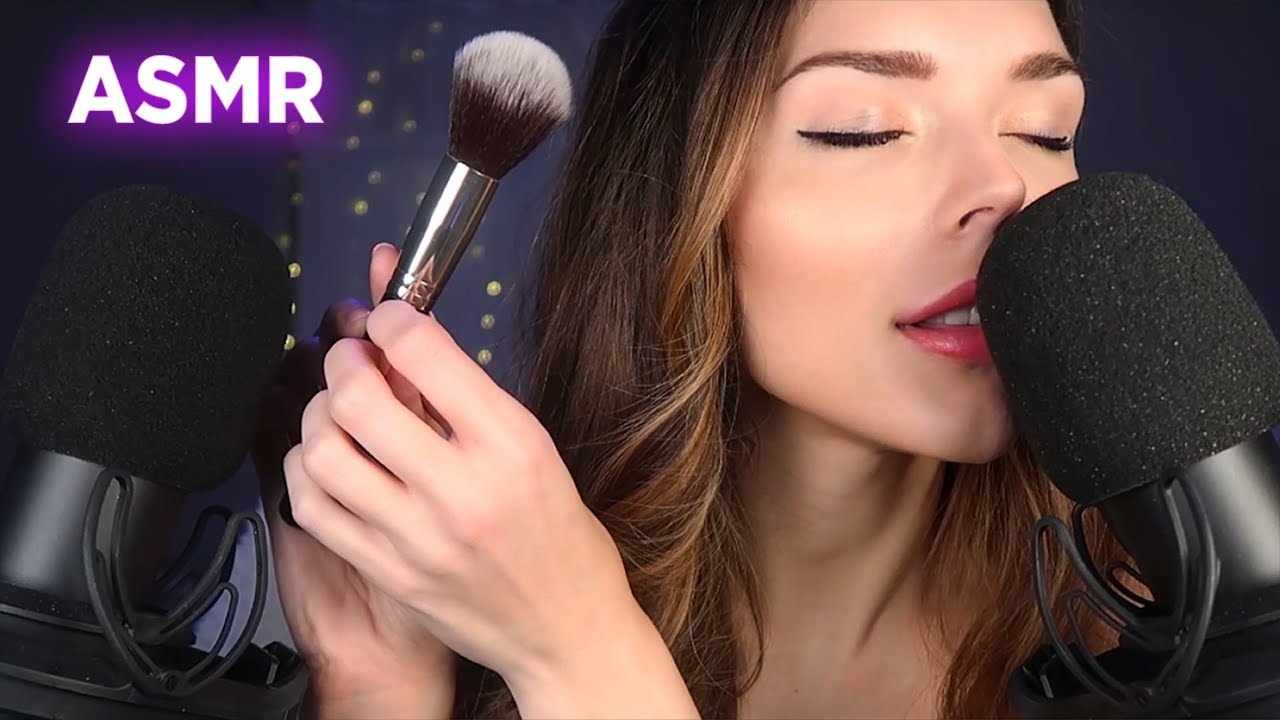 ASMR | Gently Brushing You 💕(Soft Face Brushing Personal Attention with ...