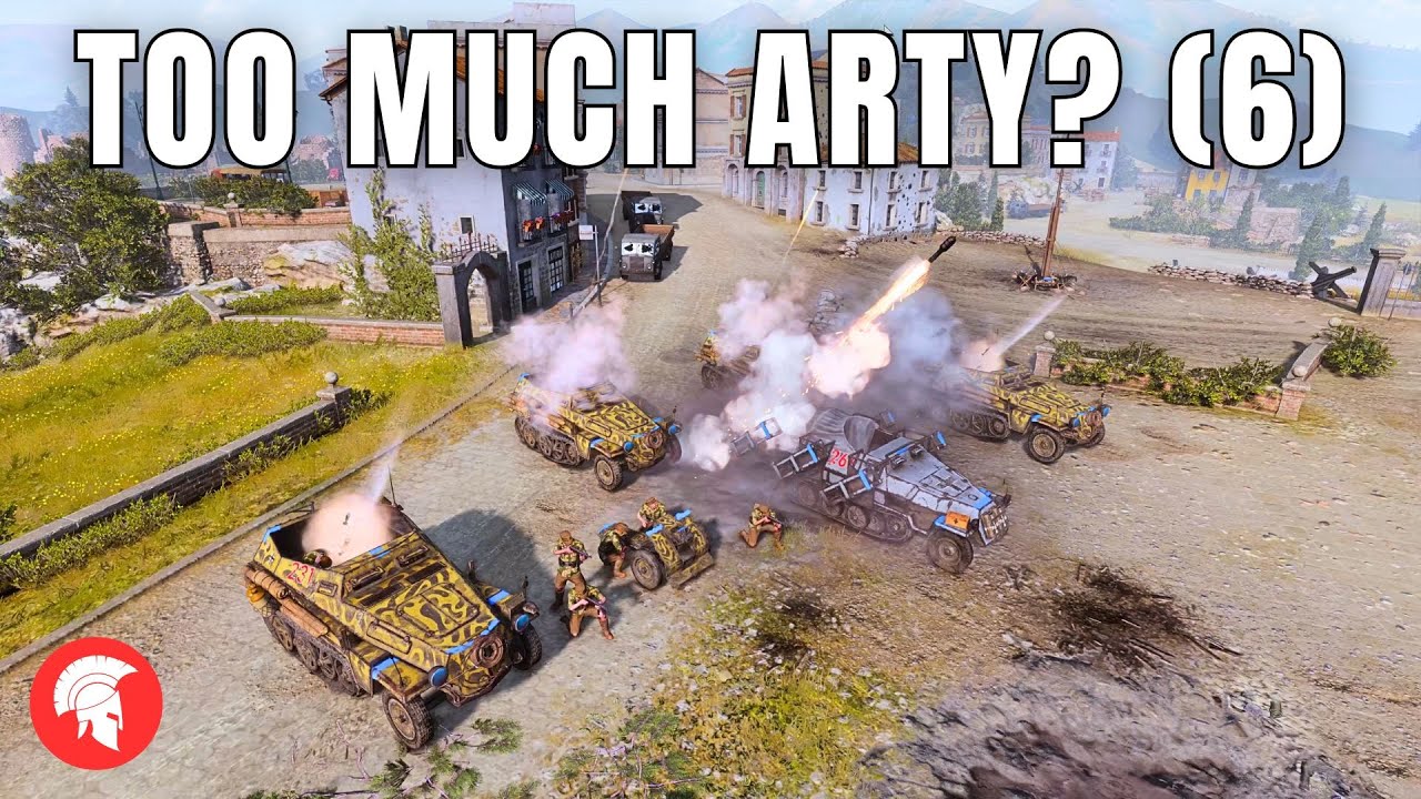 TOO MUCH ARTY? (6) - Company of Heroes 3 - Afrikakorps Gameplay - 4vs4 ...