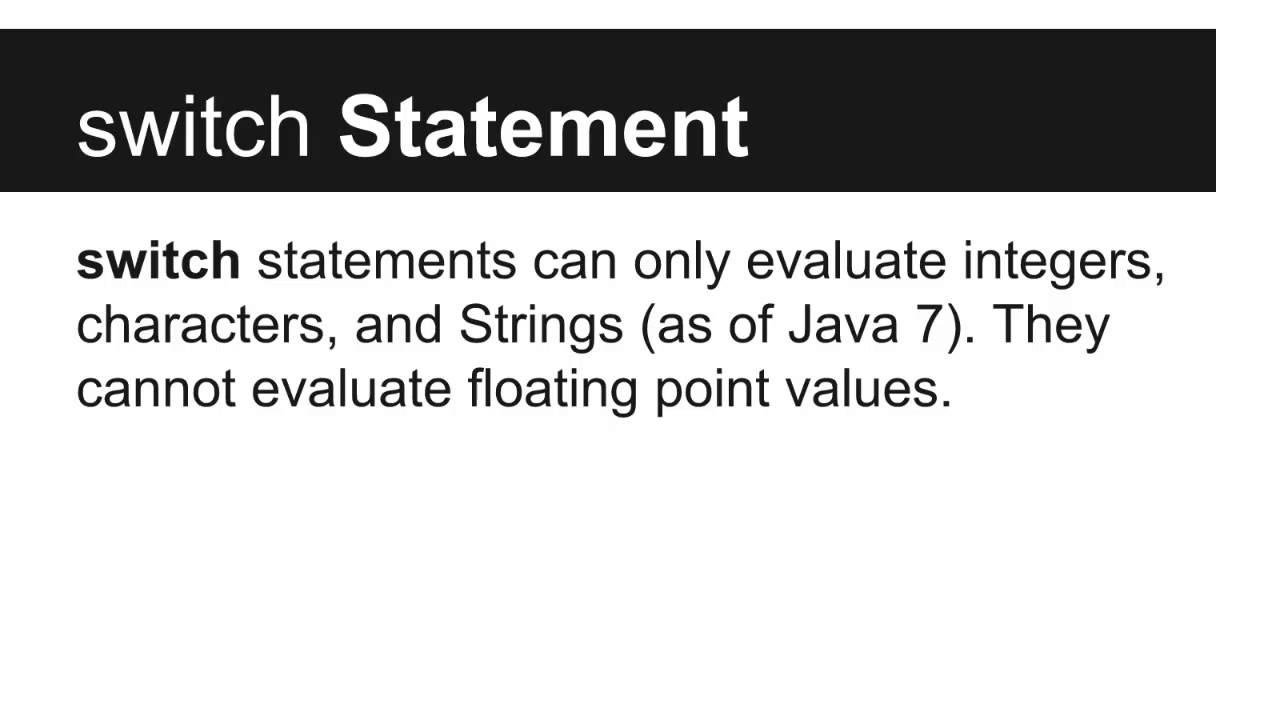 Day 05, Part 03 -- intro to switch statement - YouTube