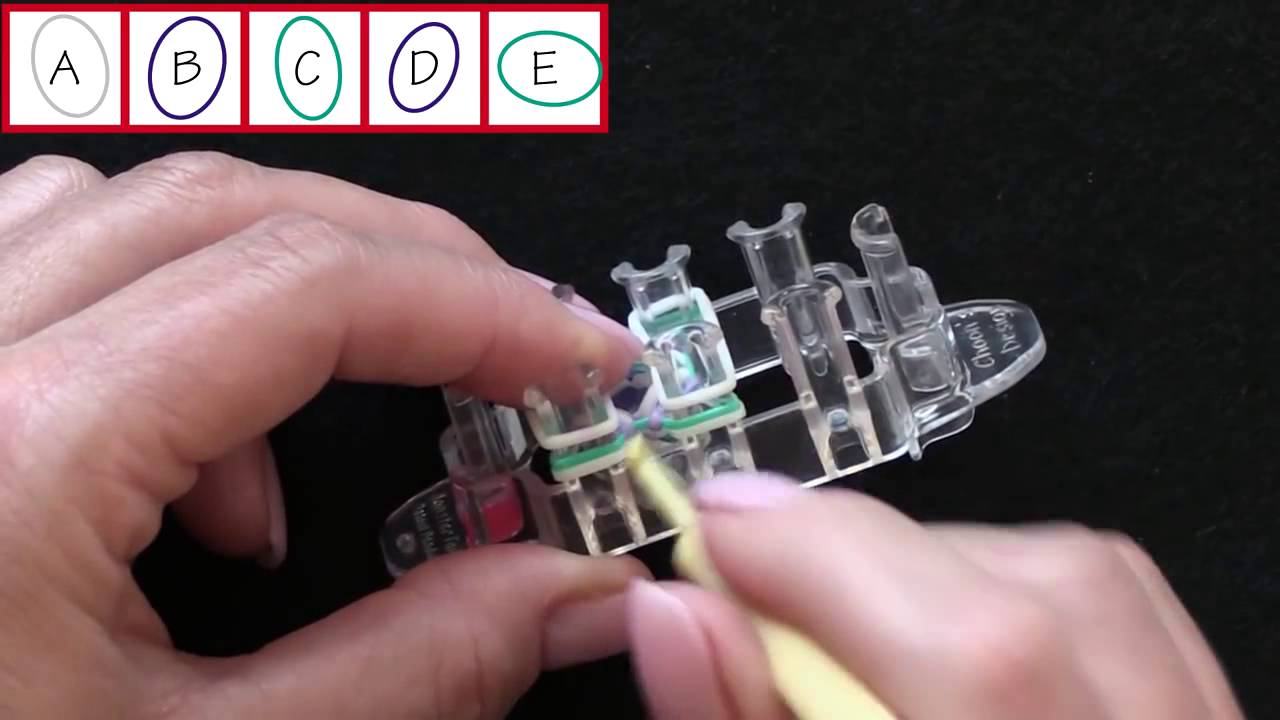 Monster Tail® Quadzilla Bracelet by Rainbow Loom - YouTube