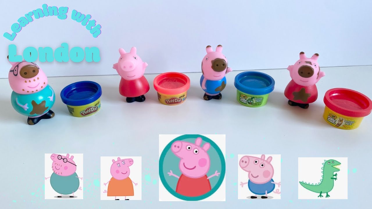 Fun with Peppa Pig and Play Doh! - Best Learning Video for Kids! - YouTube