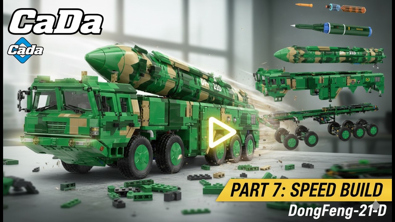CaDa Dongfeng-21D C56031W Speed Build - Part 7 - YouTube