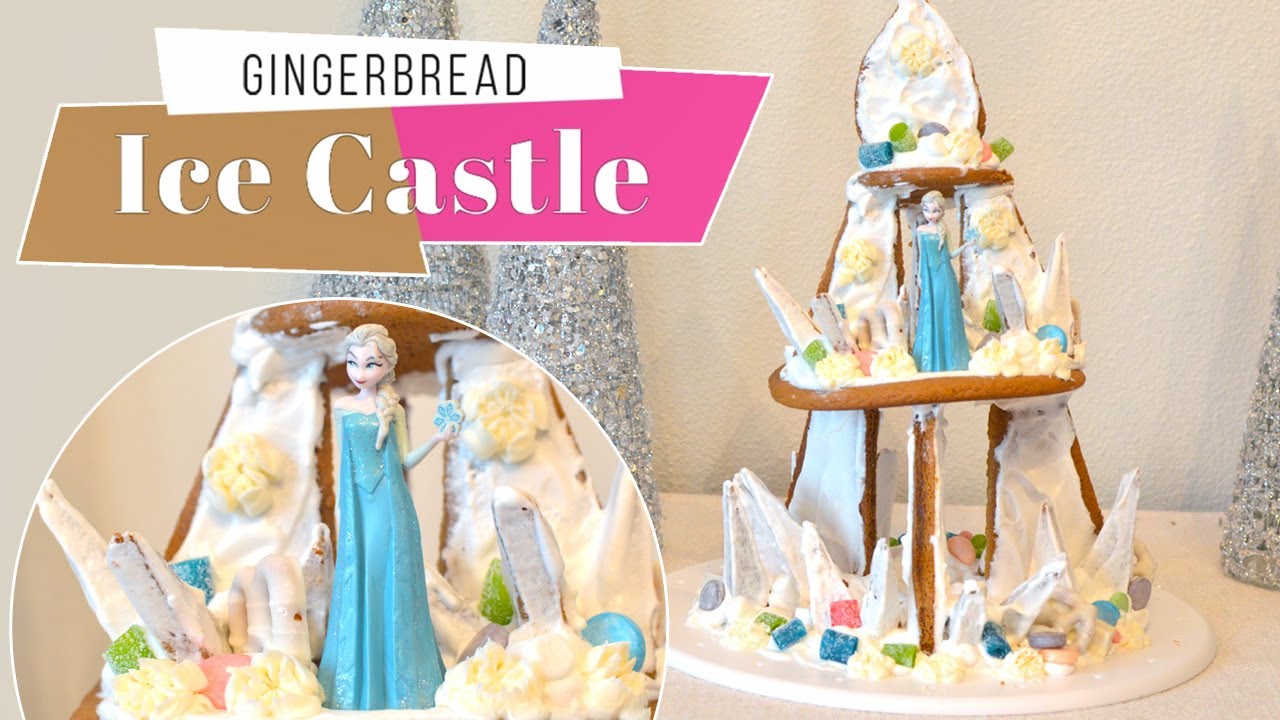 DIY Gingerbread Ice Castle | Queen Elsa & Frozen Inspired - YouTube