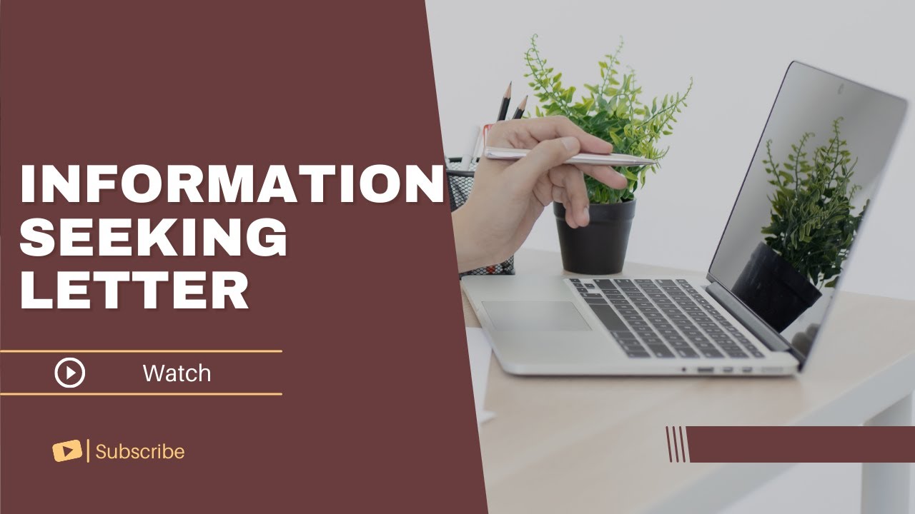Information Seeking Letter/Message | How to seek information | Enquiry ...