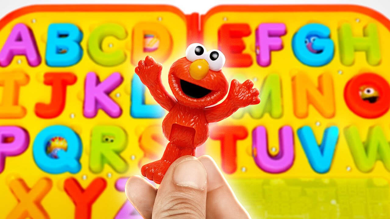 Help Elmo & Friends Find Missing ABC Letters | Learn Alphabet ...