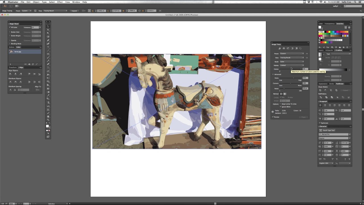 Adobe Illustrator: Image Trace - YouTube