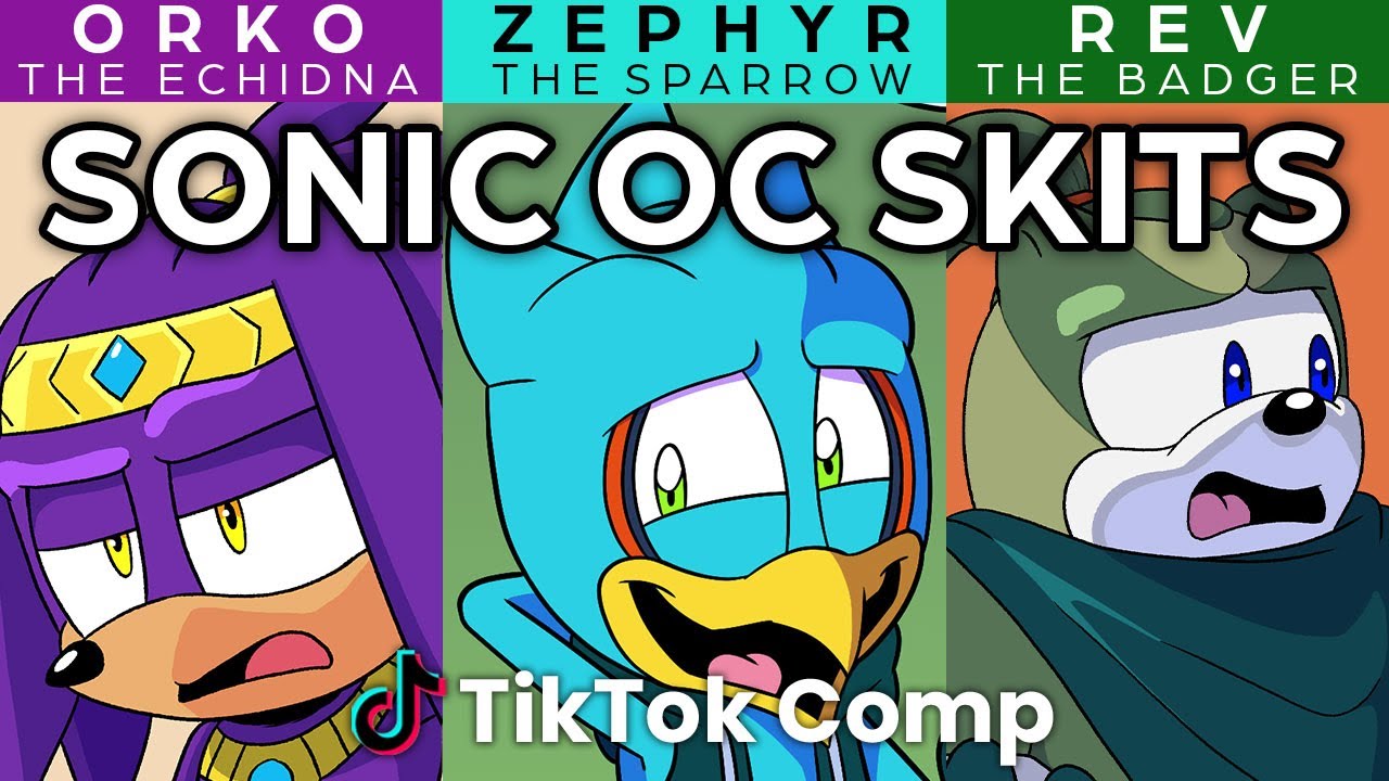 JCr3ative Sonic OC Tiktok Skit Compilation - YouTube