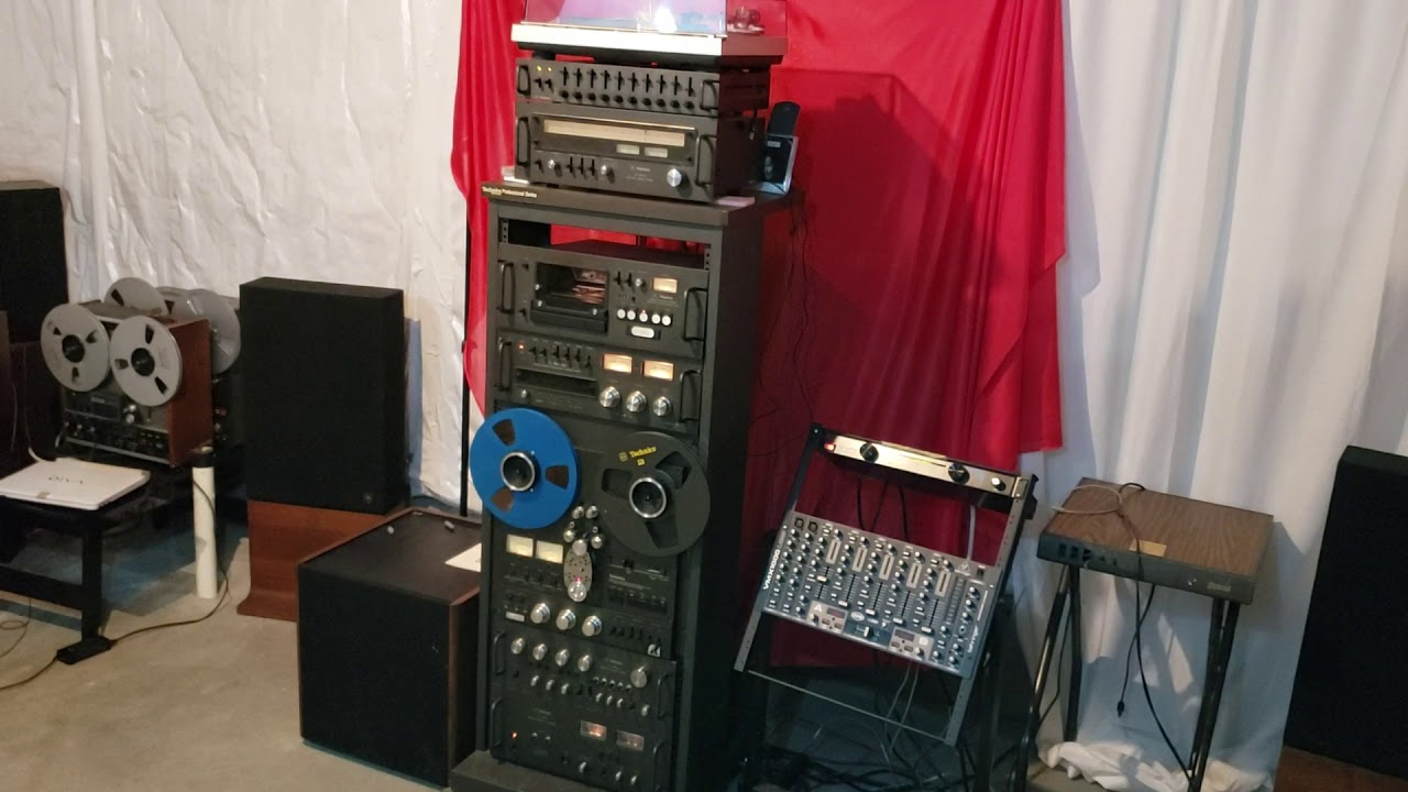 Technics Rack System RS-1500 Reel to Reel JBL L212 Speakers - YouTube