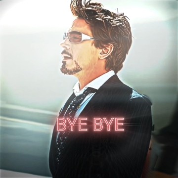 "I AM NOT TONY STARK"BYE BYE"(BYE BYE SLOWED-REVERB)4K #aftereffects # ...